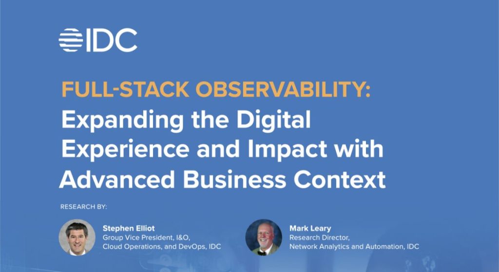 Idc White Paper Full Stack Observability Cisco Epluscisco Eplus